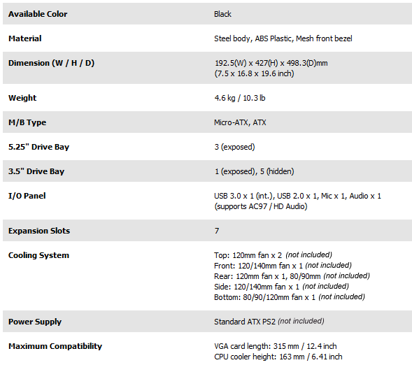 Buy CoolerMaster Elite 372 USB3 with Window [RC-372-KWN3] | PC Case ...
