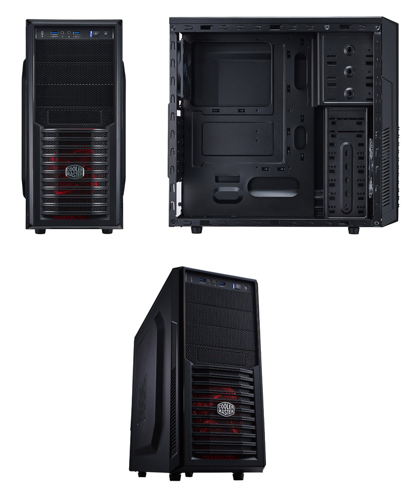 Buy CoolerMaster K282 Mid Tower Case [RC-K282-KKN1] | PC Case Gear Australia