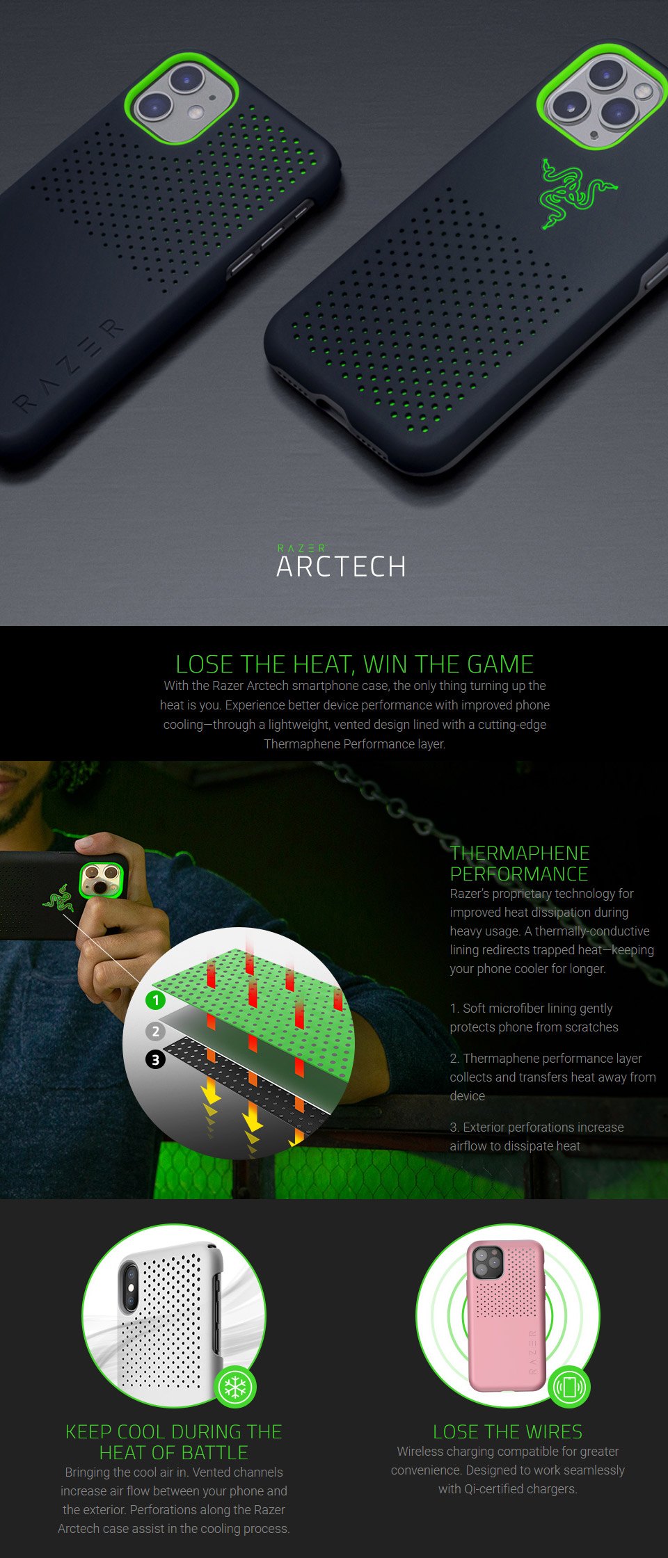 Buy Razer Arctech Pro Case for iPhone 11 Pro Max [RC21-0145TB08] | PC ...