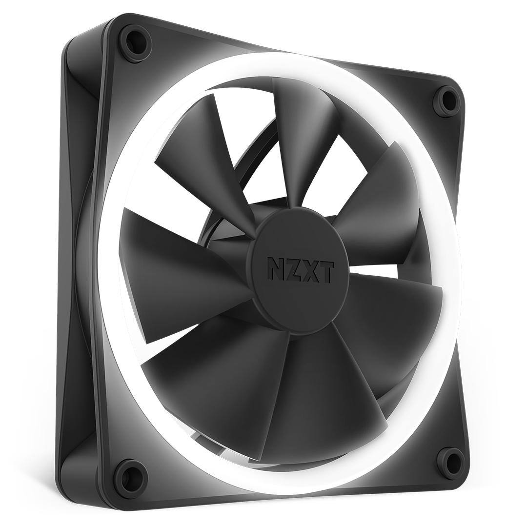Buy NZXT F120 RGB Fan 120mm Hub-Mounted Black [RF-C12SF-B1] | PC Case ...