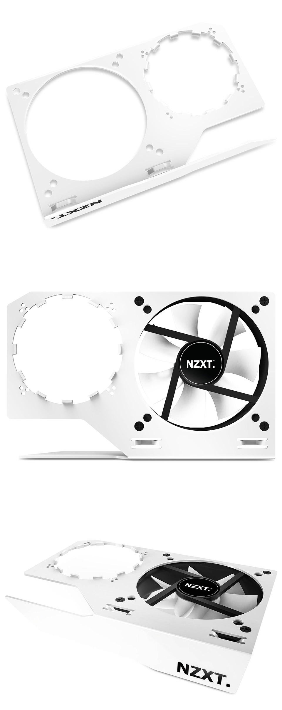 Buy NZXT Kraken G10 GPU Bracket White [8A-KG10YC0-W0M] | PC Case Gear ...