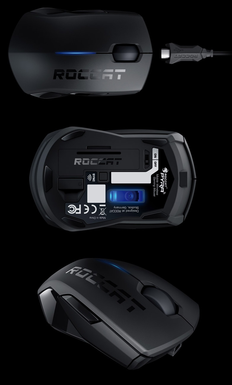 Buy Roccat Pyra Wireless Gaming Mouse [ROC-11-510-AS] | PC Case Gear ...