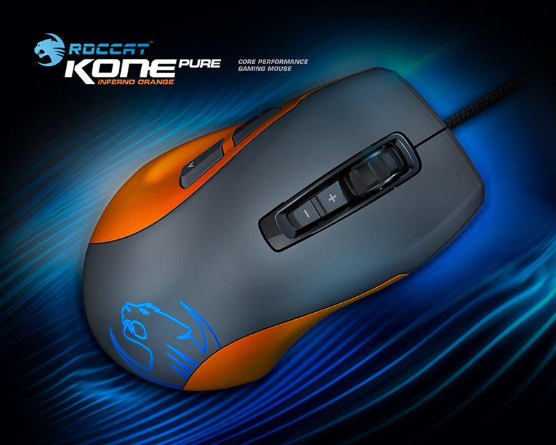 Buy Roccat Kone Pure Colour Edition Gaming Mouse Orange [ROC-11-700-O ...