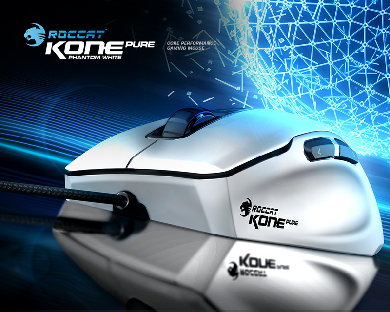 Buy Roccat Kone Pure Colour Edition Gaming Mouse White [ROC-11-700-W ...