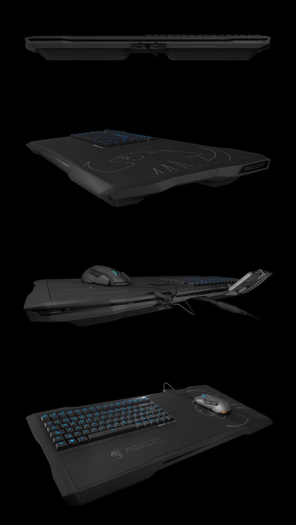 Buy Roccat Sova Gaming Membrane Lapboard [ROC-12-151] | PC Case Gear ...