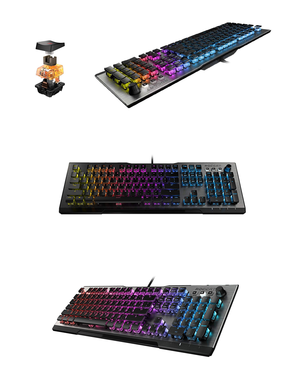 Buy Roccat Vulcan 100 Aimo Tactile Mechanical Gaming Keyboard [ROC-12 ...