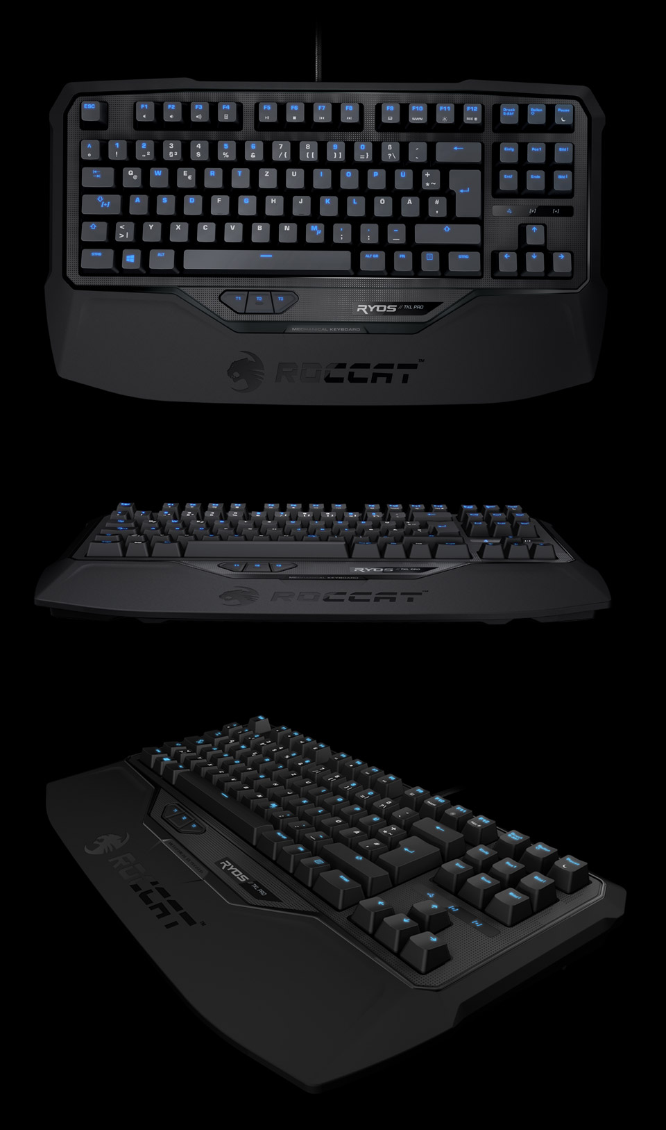 Buy Roccat Ryos TKL Pro Mechanical Keyboard Cherry Red [ROC-12-651-RD ...