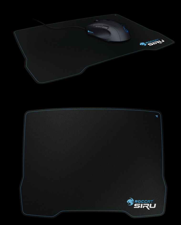Buy Roccat Siru Mouse Pad Pitch Black [ROC-13-070] | PC Case Gear Australia