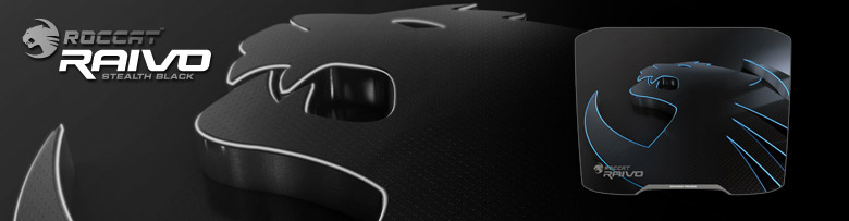 Buy Roccat Raivo Stealth Black Mouse Pad [ROC-13-301-AS] | PC Case Gear ...