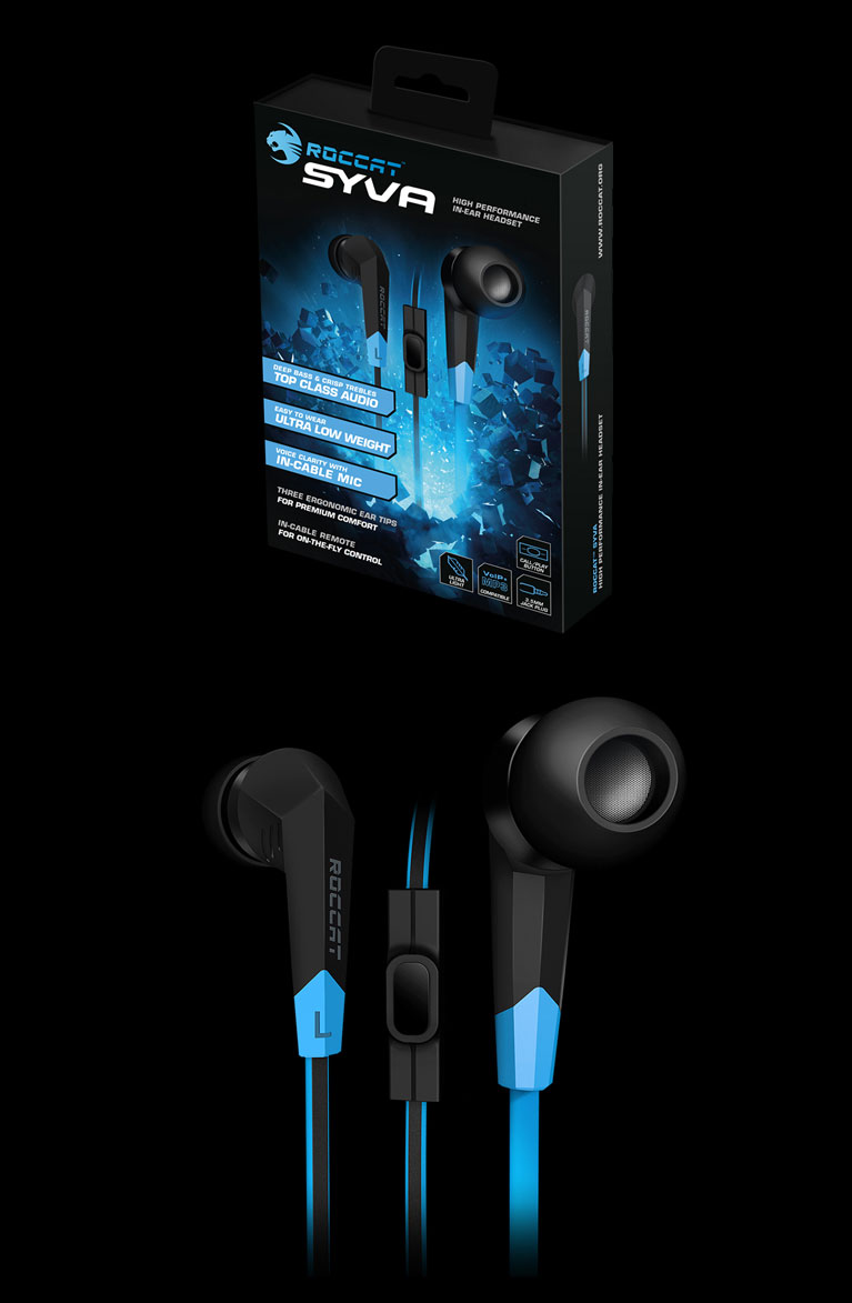 Buy Roccat Syva In Ear Headset [ROC-14-100-AS] | PC Case Gear Australia
