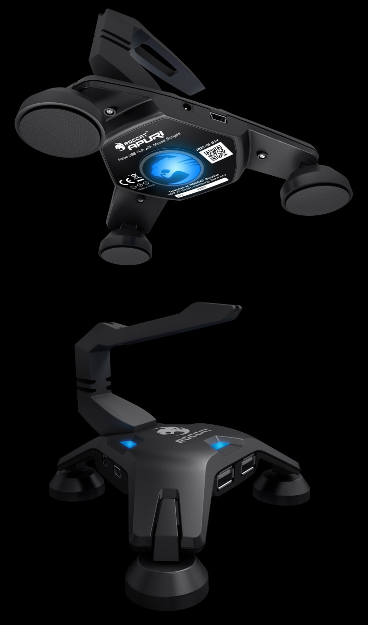 Buy Roccat Apuri Mouse Bungee with 4 Port Hub [ROC-15-314-AS] | PC Case ...