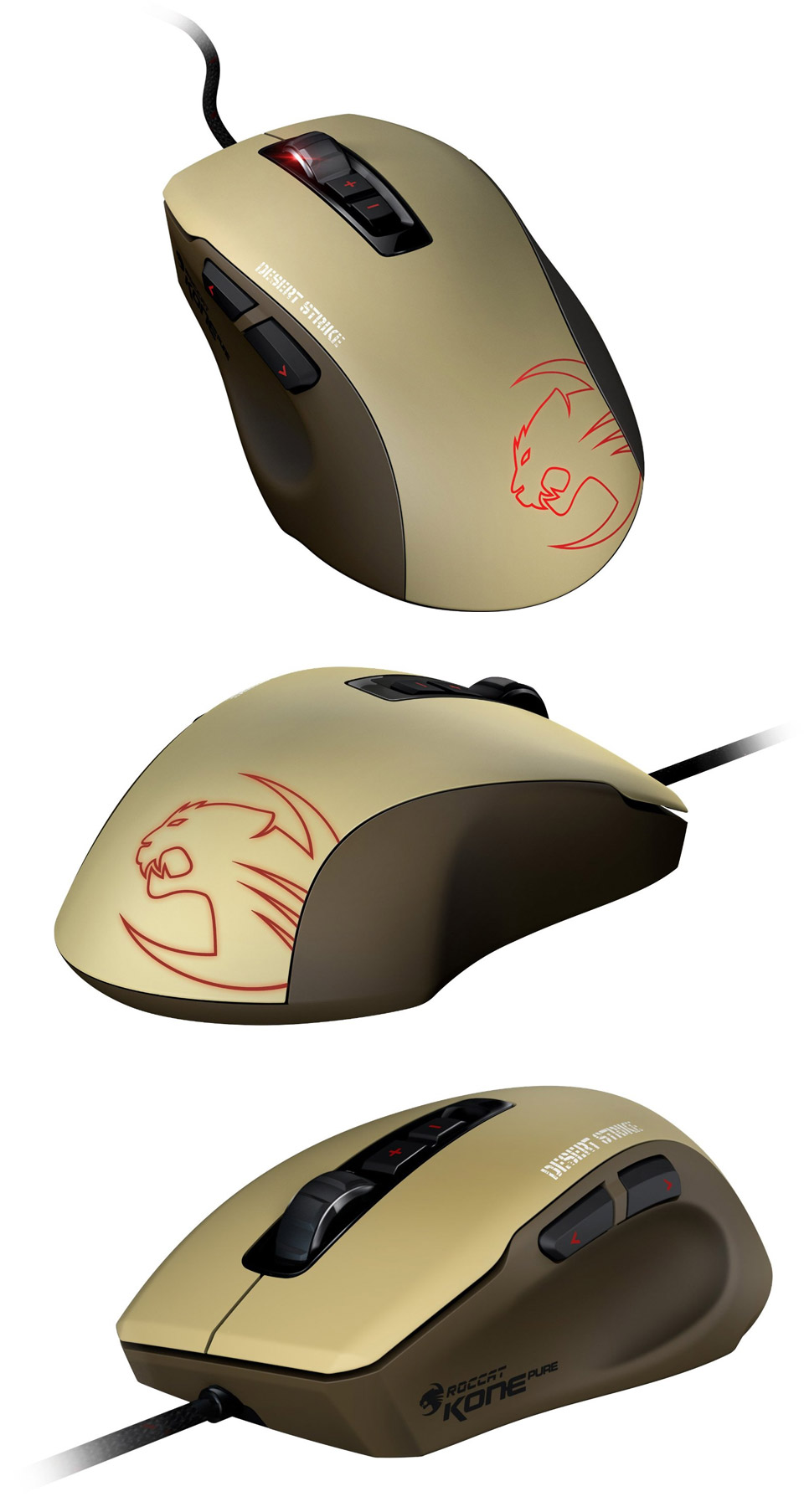 Buy Roccat Mouse Kone Pure Military Desert Strike [ROC-11-713-AS] | PC ...