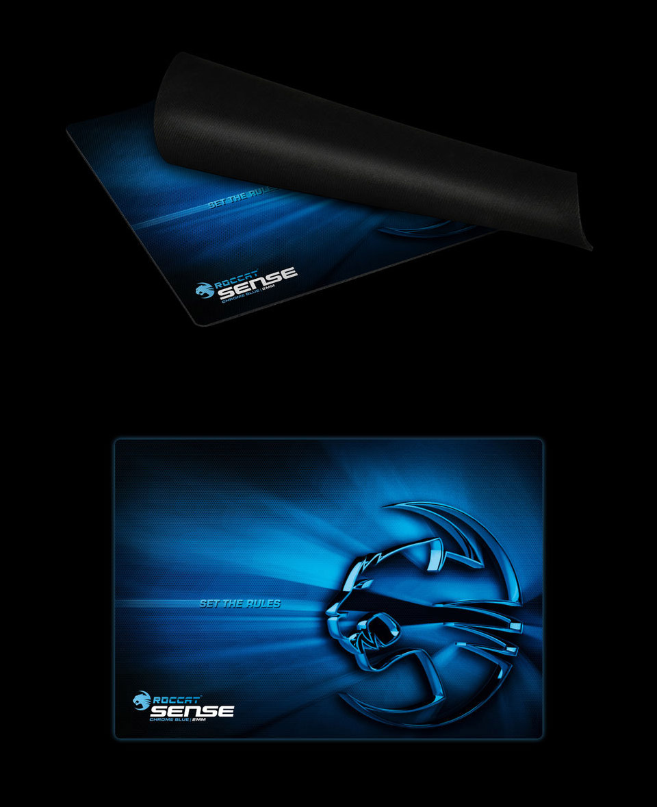 Buy Roccat SENSE High Precision Gaming Mousepad Chrome Blue [ROC-MP ...