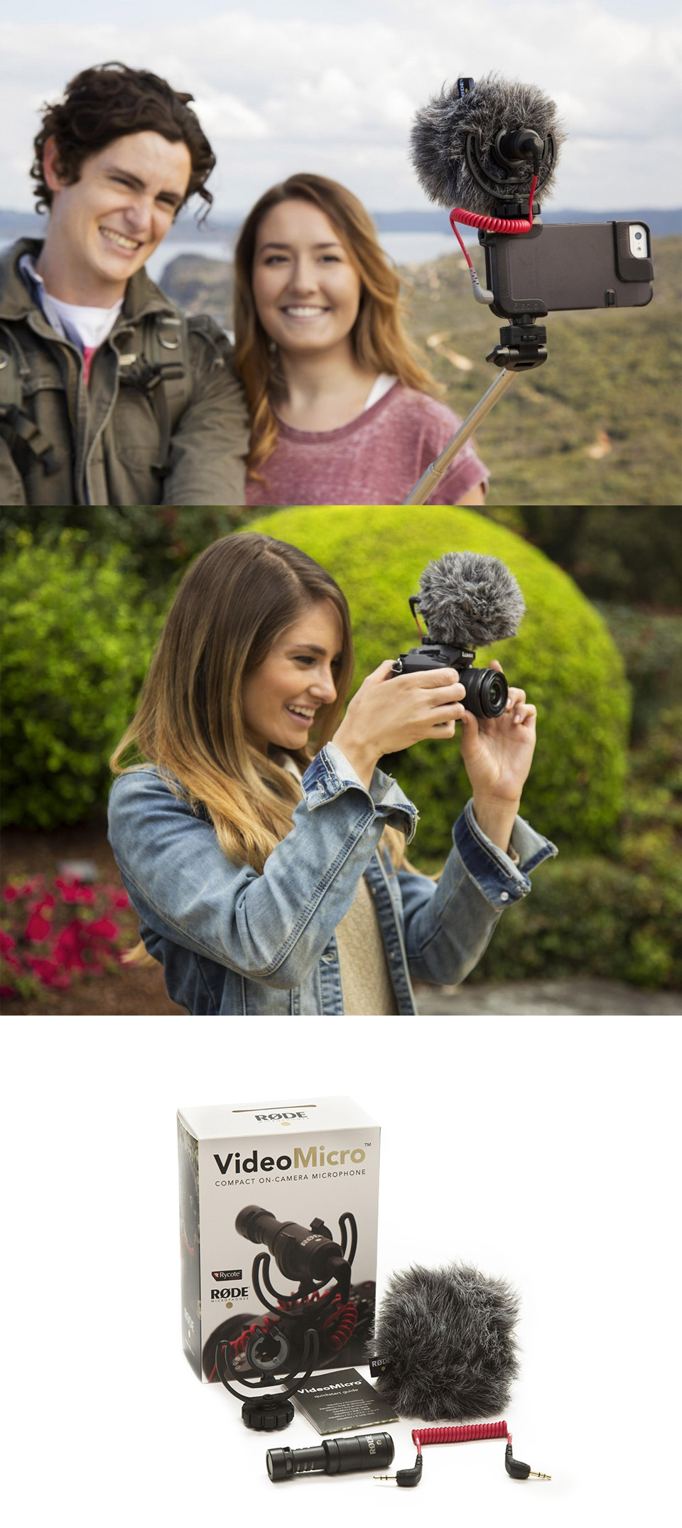 Buy Rode VideoMicro Compact On-Camera Microphone [RODE-VIDEOMICRO] | PC ...