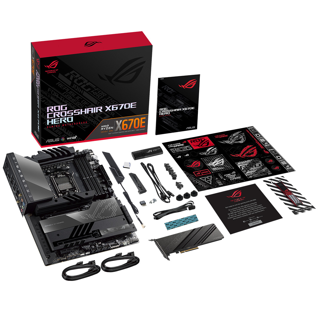 Buy ASUS ROG Crosshair X670E Hero DDR5 Motherboard [ROG-CROSSHAIR-X670E ...
