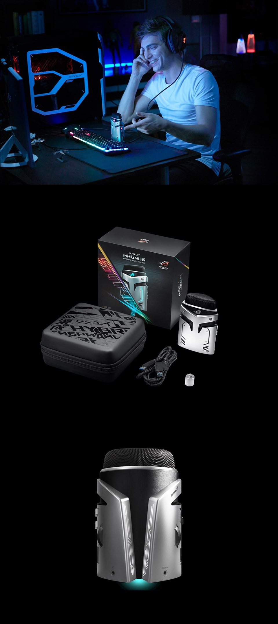 Buy ASUS ROG Strix Magnus USB Gaming Microphone with Aura Sync [ROG ...