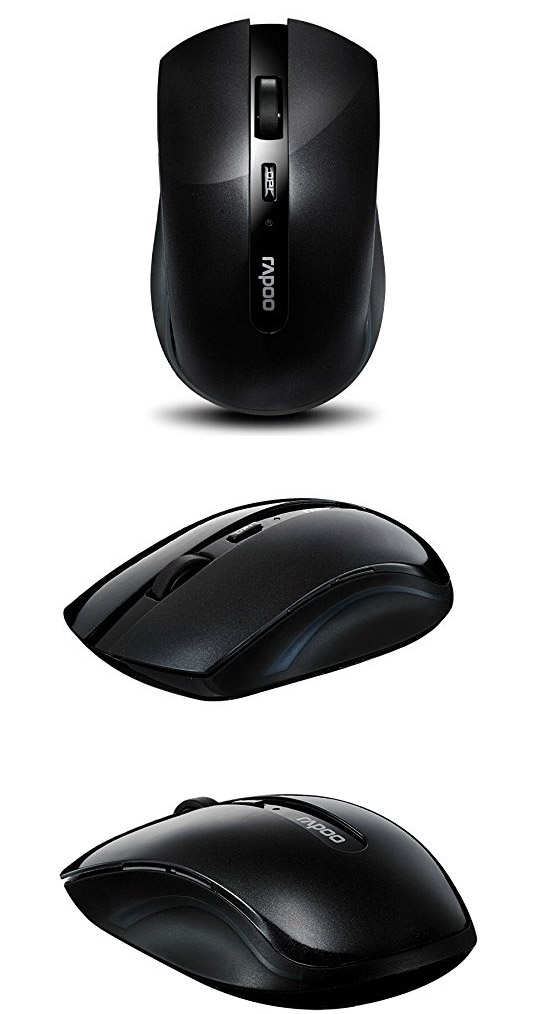 Buy Rapoo 7200P 5G Wireless Mouse Black [RP-7200P-BK] | PC Case Gear ...