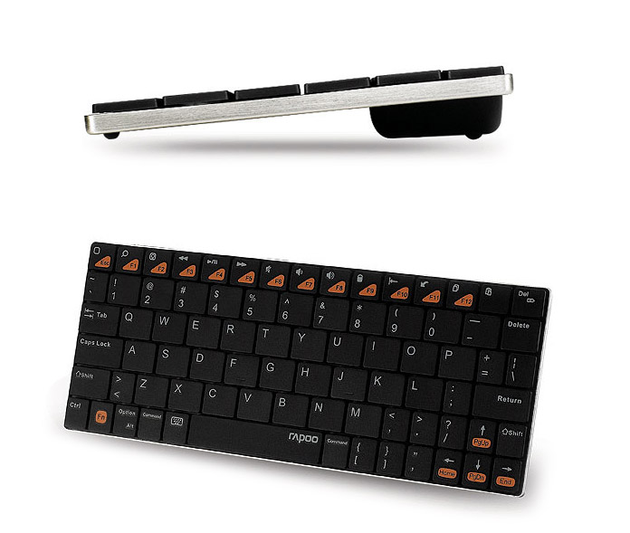 Buy Rapoo E6100 Bluetooth Keyboard Black [RP-E6100-BK] | PC Case Gear Australia