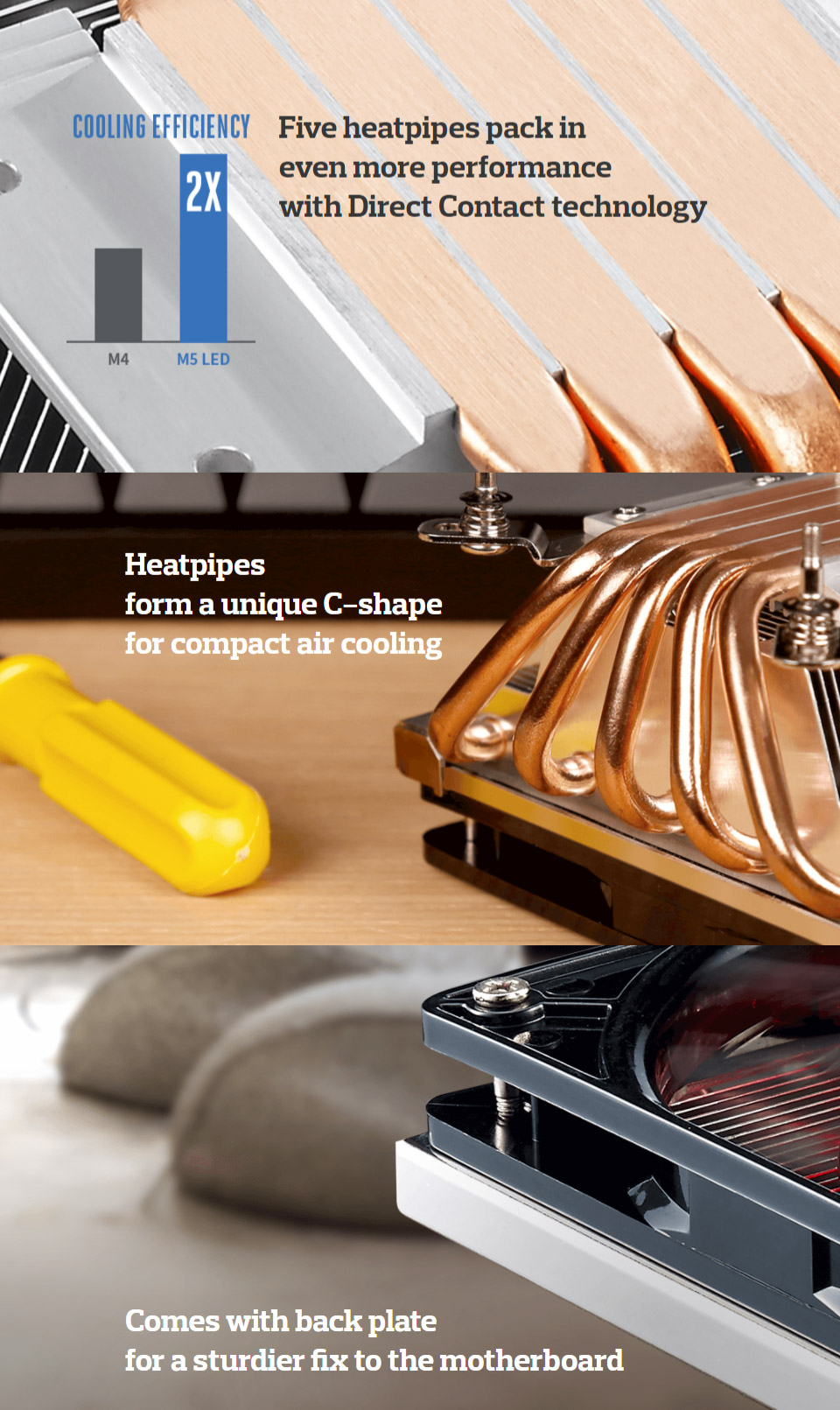 Buy Cooler Master GeminII M5 LED Low Profile CPU Cooler [RR-T520-16PK ...