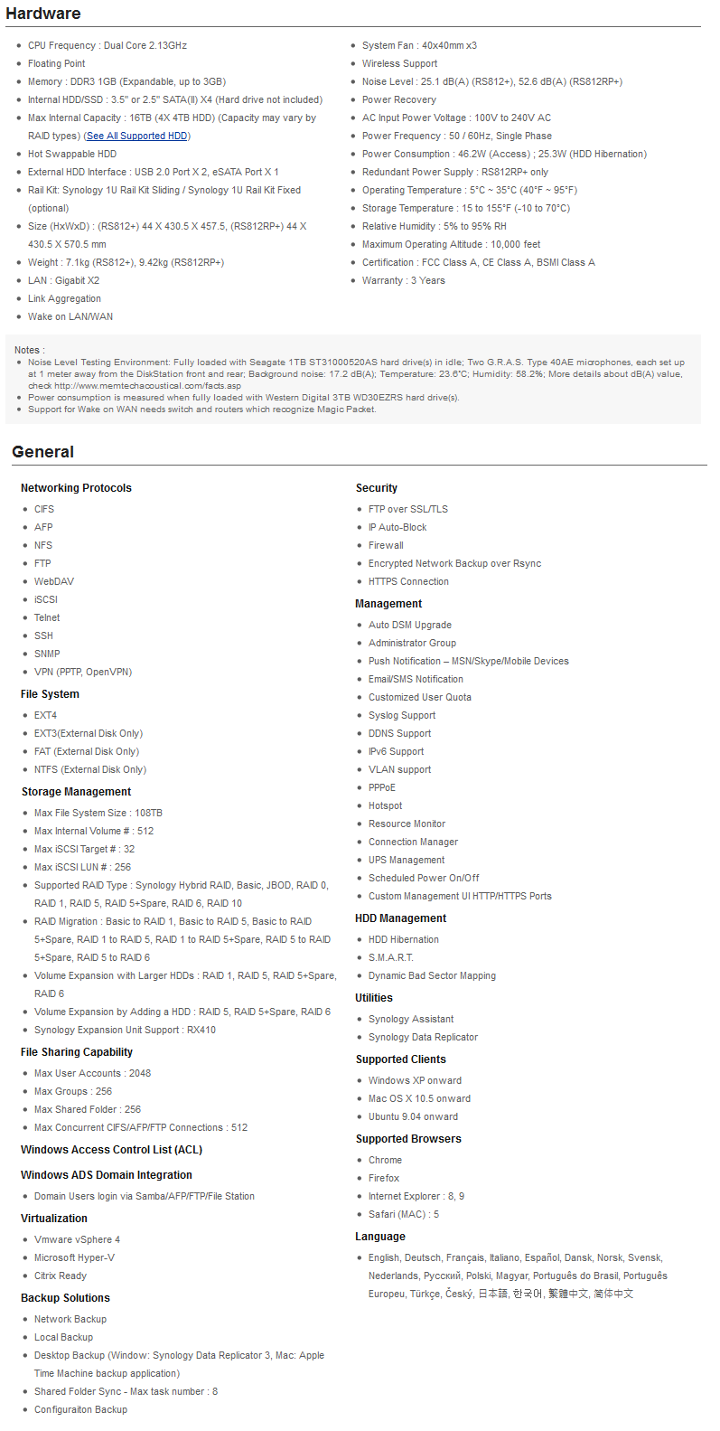Buy Synology RS812+ Scalable 4Bay Rackmounted NAS Server [RS812PLUS ...