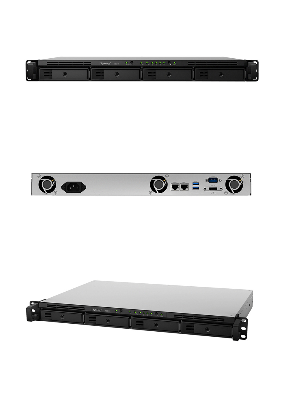 Buy Synology RackStation RS819 4 Bay 1U NAS [RS819] | PC Case Gear ...