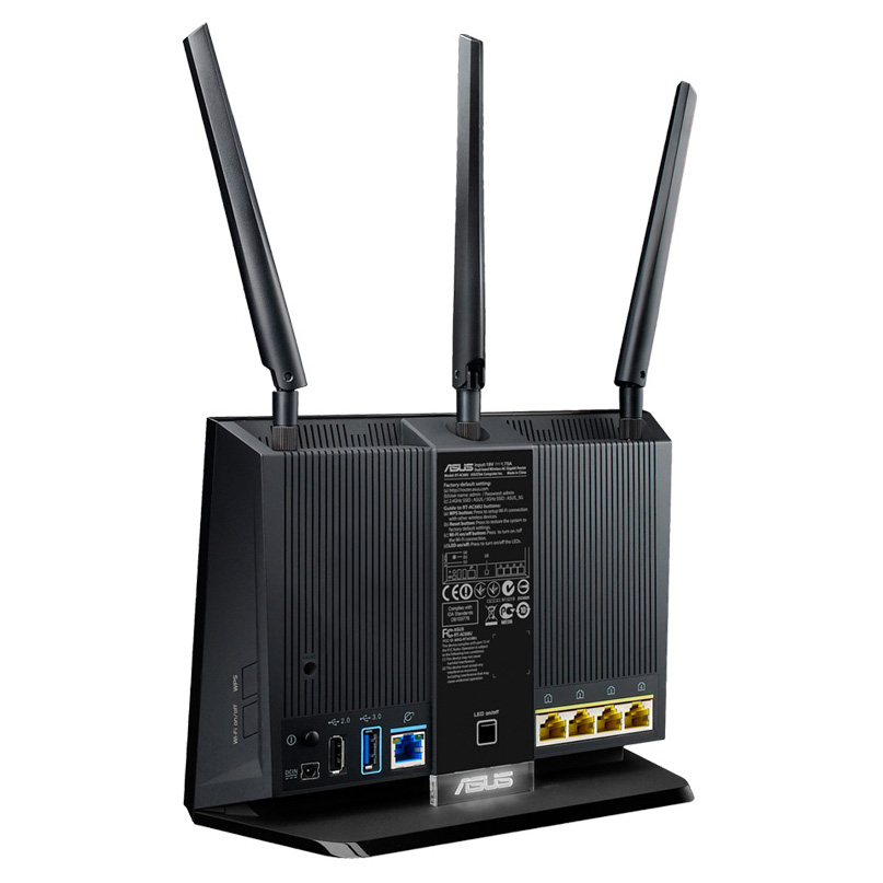 Buy ASUS RT-AC68U Dual Band Wireless AC1900 Router [RT-AC68U-V1] | PC ...