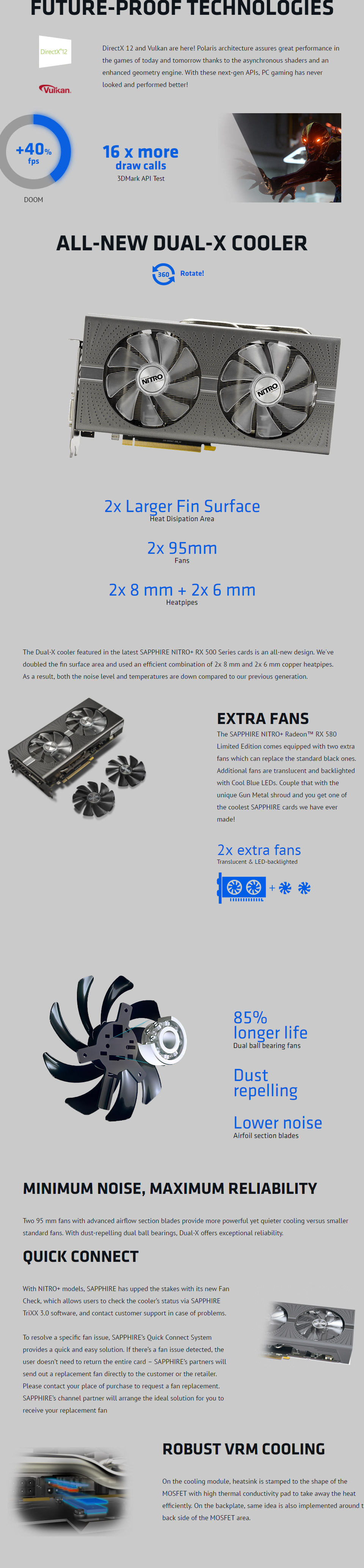 Buy Sapphire Radeon RX 580 Nitro+ OC Limited Edition 8GB ...