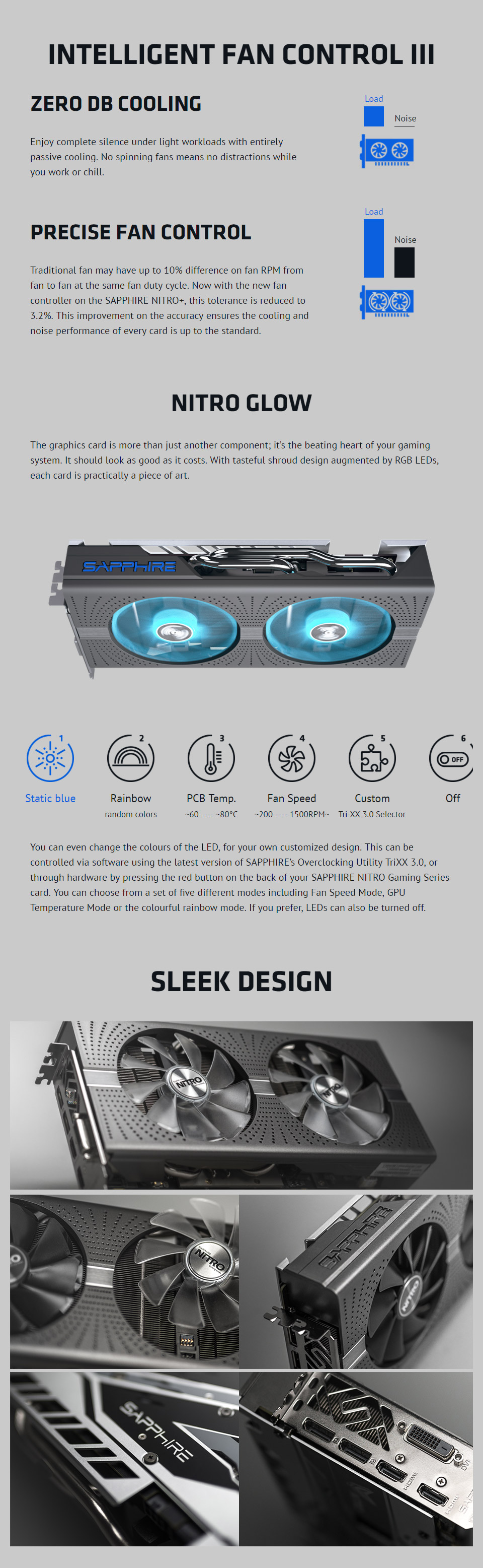 Buy Sapphire Radeon RX 580 Nitro+ OC Limited Edition 8GB ...