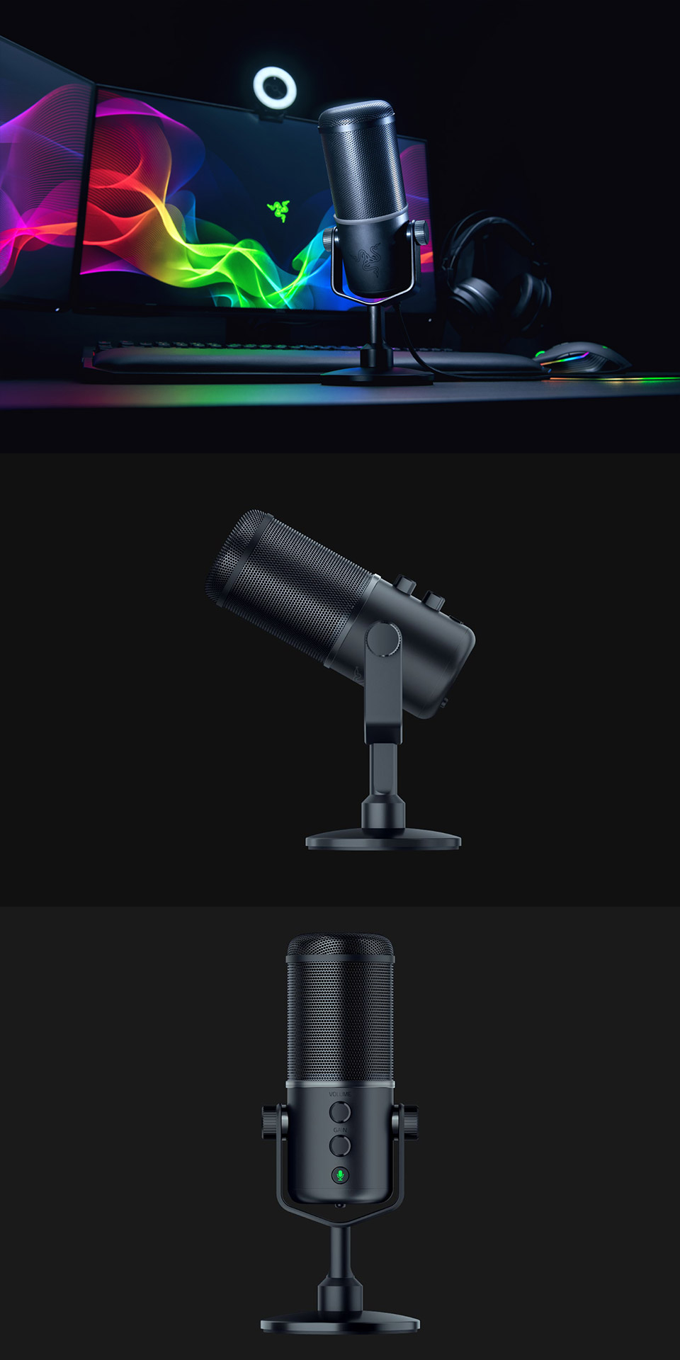 Buy Razer Seiren Elite Professional Grade Dynamic Streaming Mic [RZ19 ...