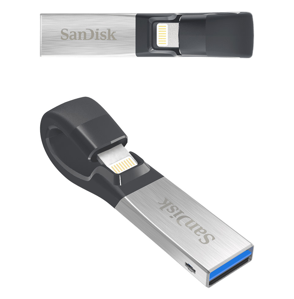 Buy SanDisk iXpand 128GB USB 3.0 Lightning Flash Drive [SDIX30N-128G ...