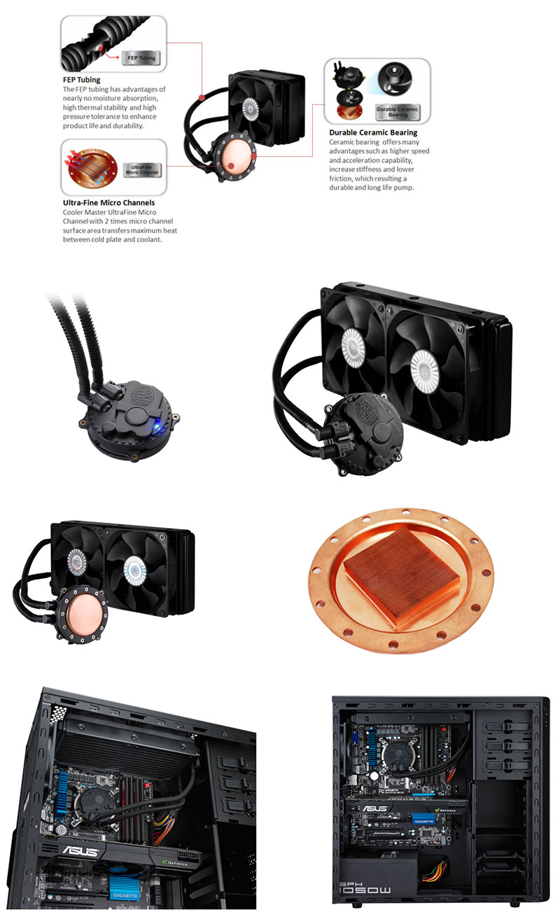 Buy CoolerMaster Seidon 240M Liquid Cooling System [CPCM-SEIDON240 ...
