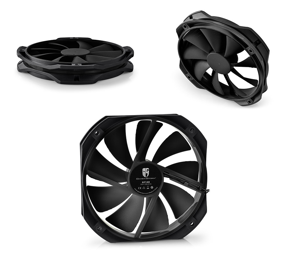 Buy Deepcool Gamer Storm GF140 140mm PWM Case Fan Black [SF-GF140-BK ...