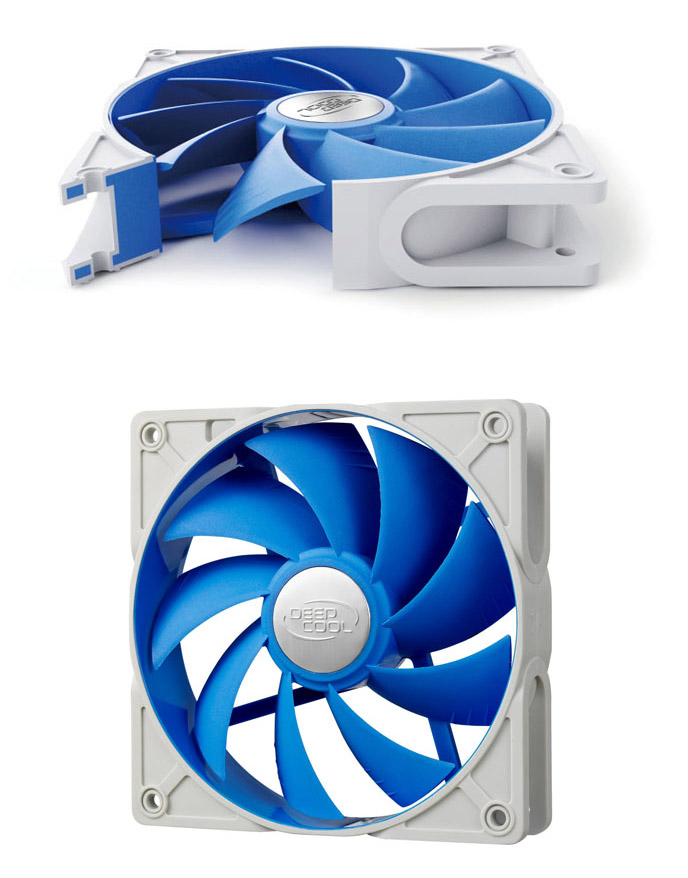 Buy Deepcool Ultra Silent 120mm Ball Bearing Blue Case Fan [SF-UF120 ...
