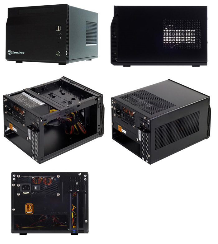 Buy Silverstone SG06 Black Cube Mini-ITX Case with 450W PSU [zzSST ...