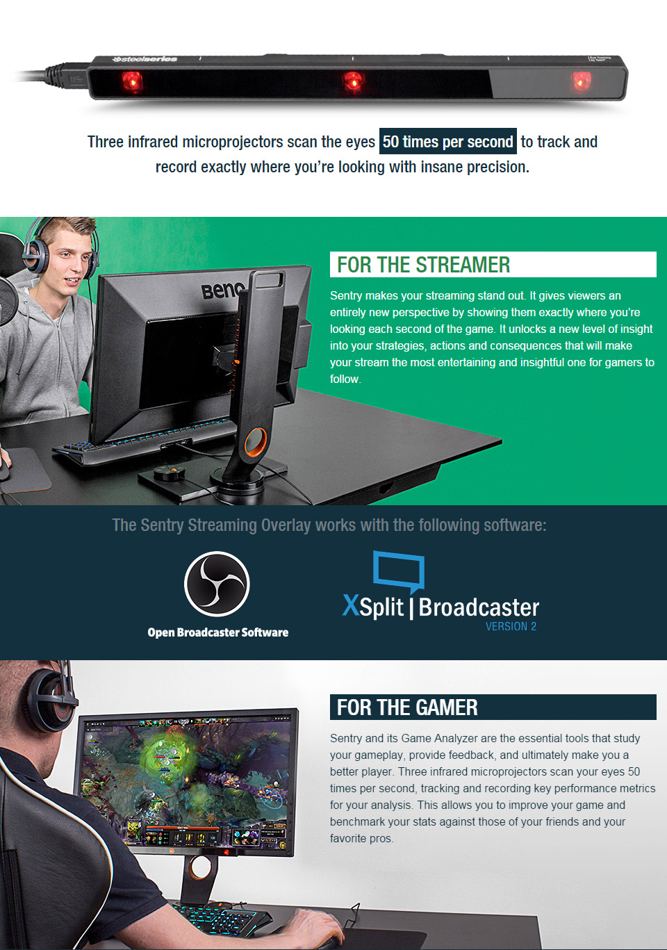 Buy SteelSeries Sentry Gaming Eye Tracker [SS-69041] | PC Case Gear ...