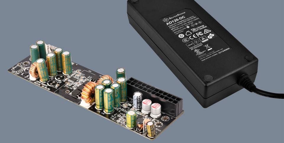 Buy SilverStone 120W DC to DC Board and 120W AC to DC Adapter Kit [SST ...
