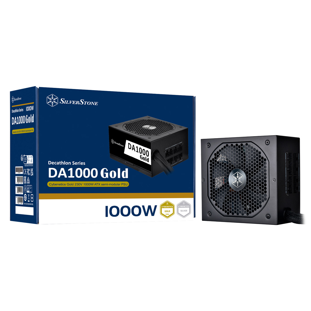 Buy SilverStone DA1000-GH Gold Semi-Modular 1000W Power Supply [SST ...