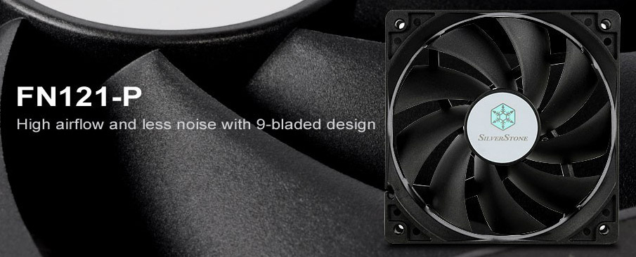 Buy SilverStone FN121-P 120mm Fan [SST-FN121-P] | PC Case Gear Australia