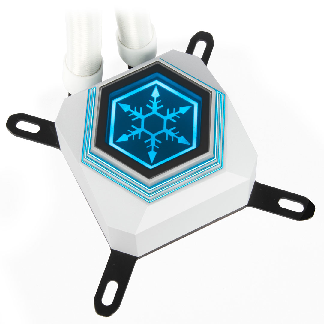 Buy SilverStone Permafrost PF360 ARGB AIO Liquid CPU Cooler White [SST ...