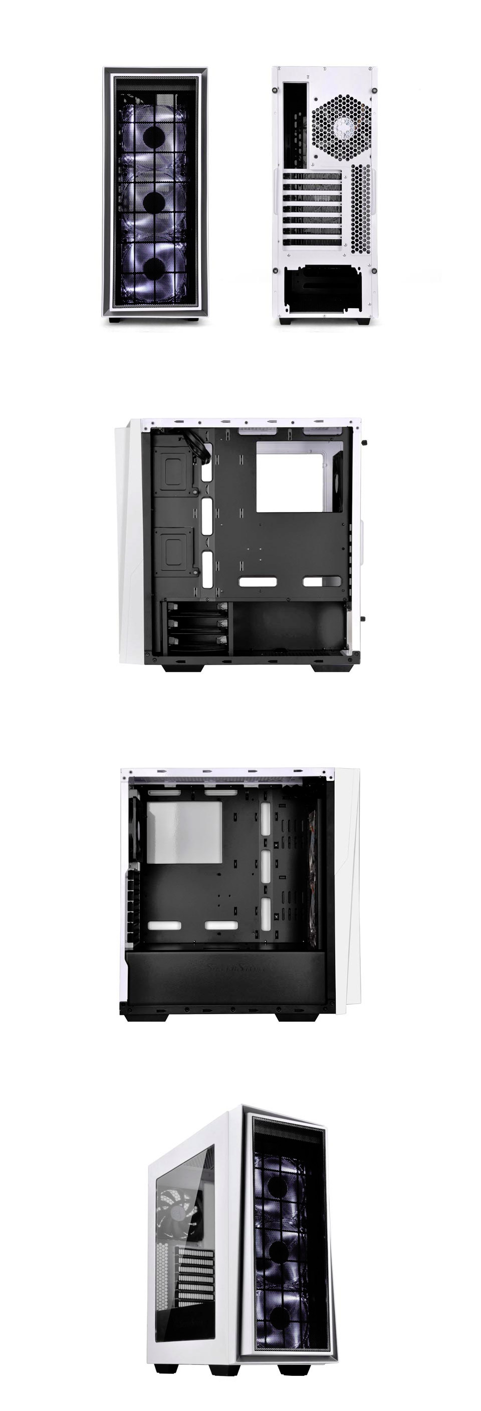 Buy SilverStone Redline RL06 Pro White Black [SST-RL06WS-PRO] | PC Case ...