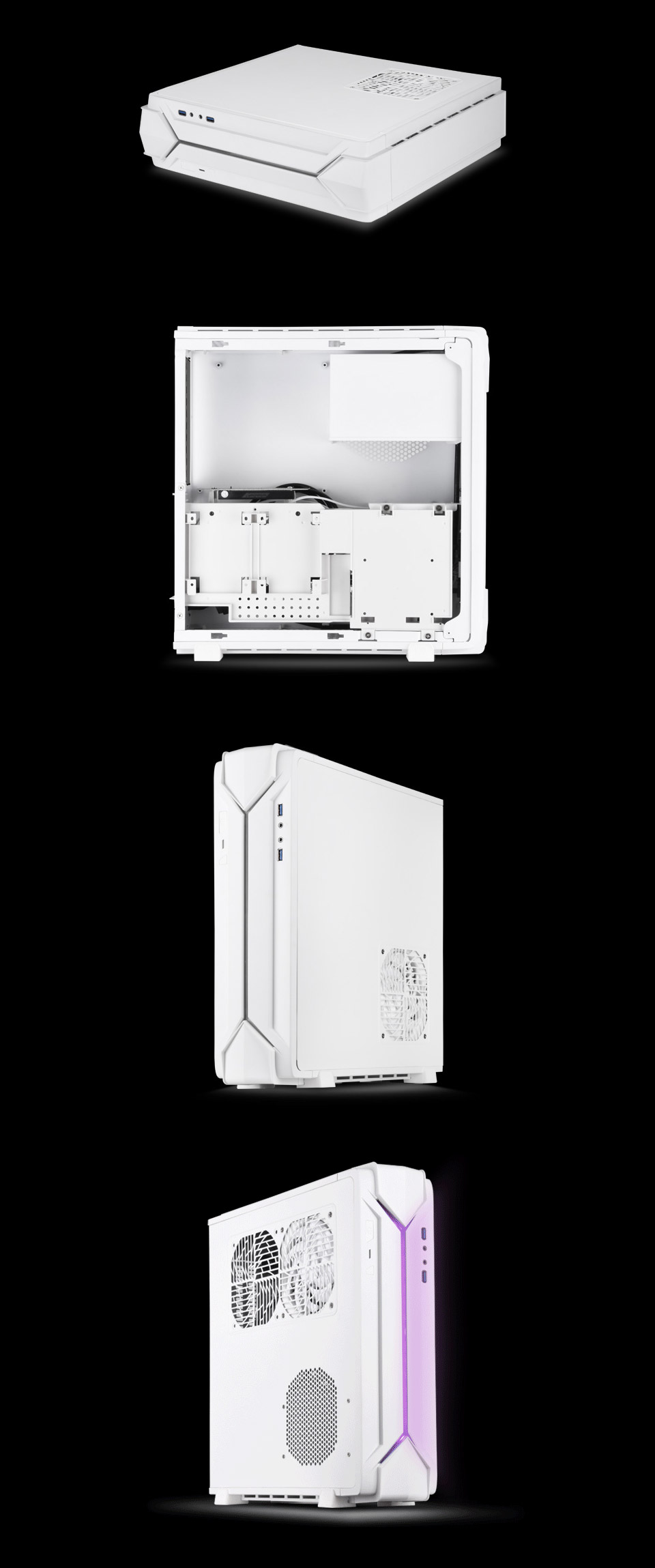 Buy Silverstone Raven Rvz03 Mini Itx Case White [sst Rvz03w] Pc Case Gear Australia