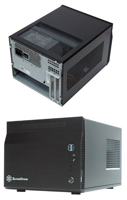 Buy Silverstone SG06 Black Cube Mini-ITX Case with 300W [SST-SG06B-USB3 ...