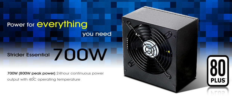 Buy Silverstone Strider Essential 700W [SST-ST70F-ES] | PC Case Gear ...