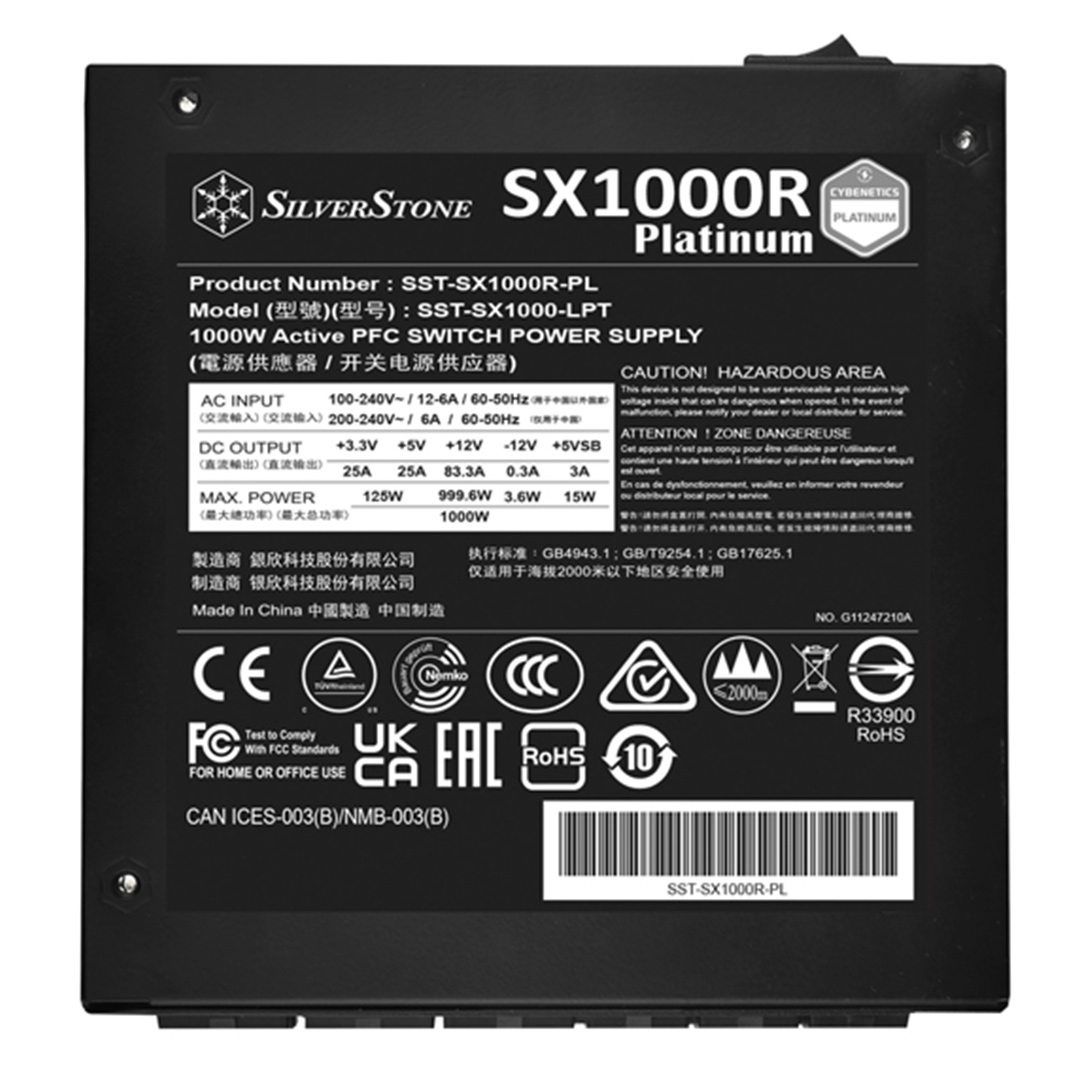 Buy SilverStone SX1000R SFX-L Platinum Modular 1000W Power Supply [SST ...