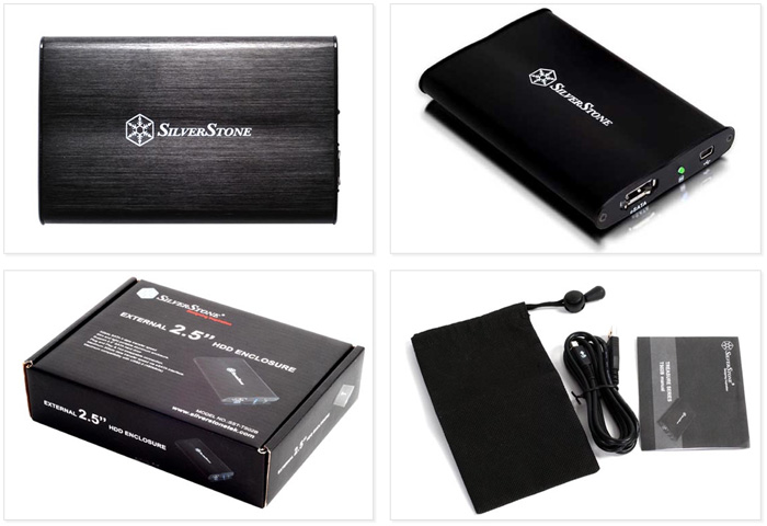 Buy Silverstone TS02B 2.5in External HDD Enclosure [TS02B] | PC Case ...