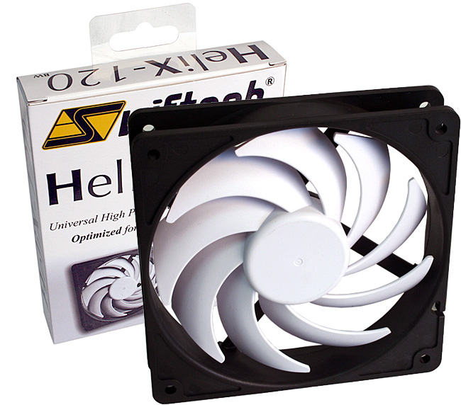 Buy Swiftech Helix 120mm Case Fan [ST-HELIX-120-BW] | PC Case Gear ...