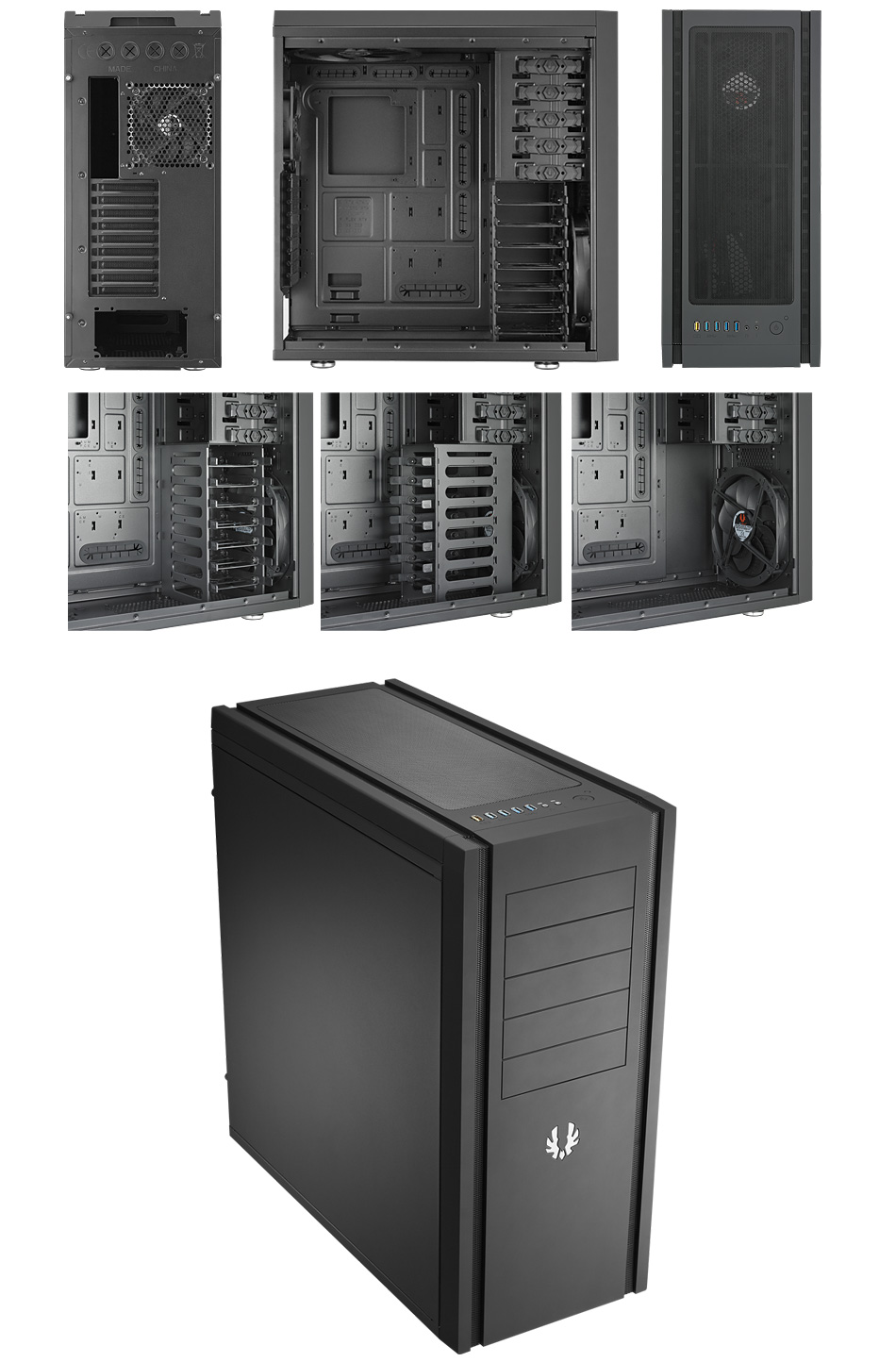 Buy BitFenix Shinobi XL Case [BFC-SNX-500-KKN1-RP] | PC Case Gear Australia