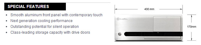 Buy Silverstone Lascala LC20 Silver HTPC Case [SST-LC20S] | PC Case ...