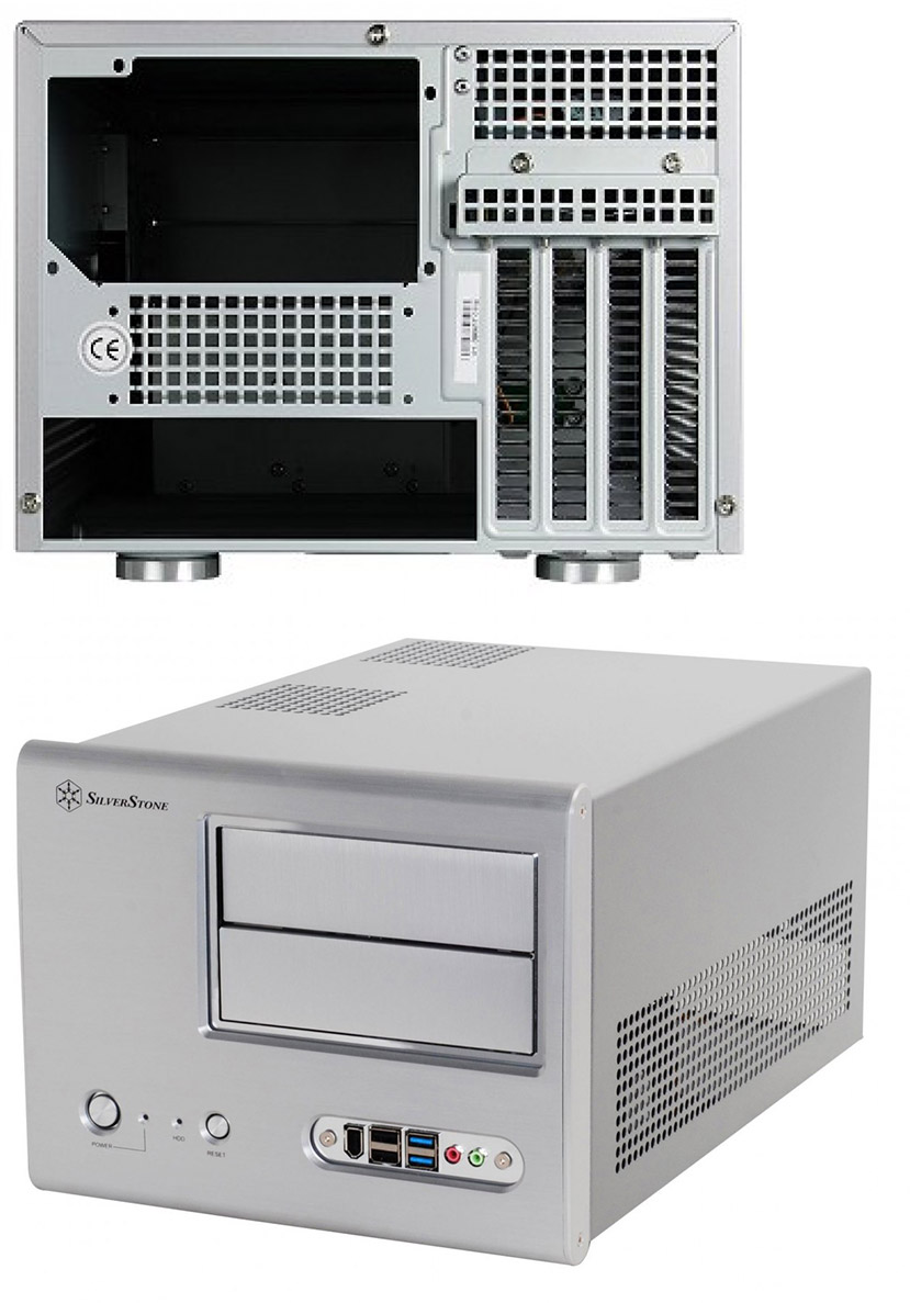 Buy Silverstone SG01S-F Silver Micro ATX USB 3.0 Case [SST-SG01S-F-USB3 ...