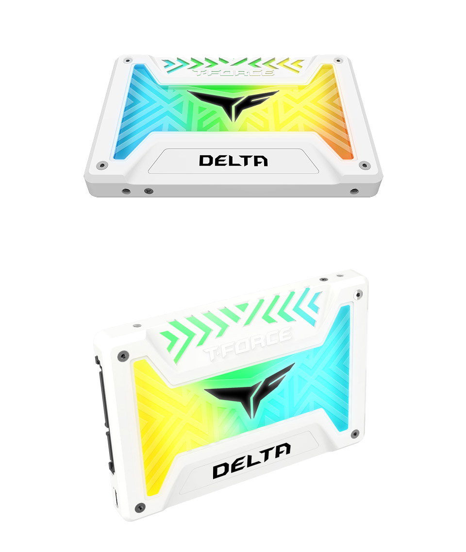 Buy Team T-Force Delta RGB 2.5in SATA SSD 1TB White [T253TR001T3C413 ...
